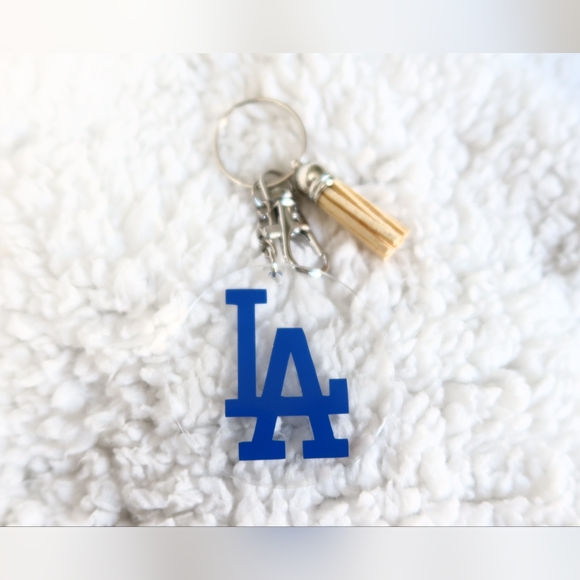Accessories | Dodgers Keychain La Dodgers Bleed Blue Dodgers Acrylic ...